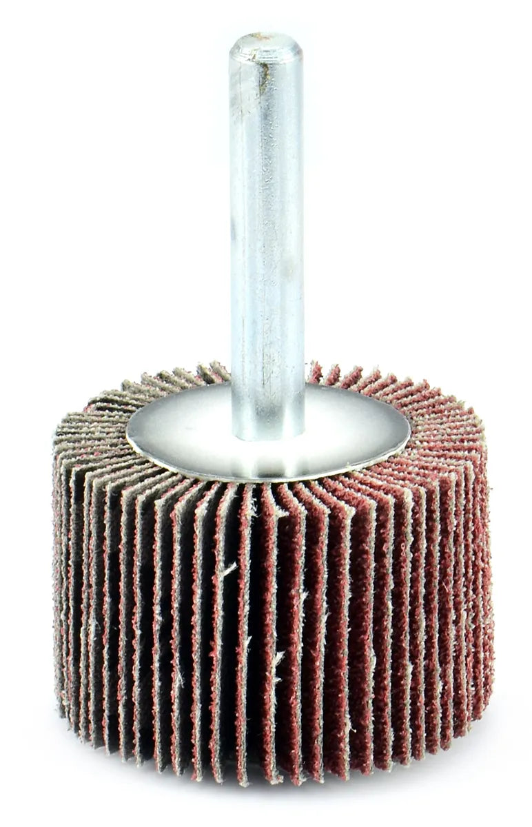 3/4" x 5/8" x 1/4" 320g Premium Mounted Flap Wheel - Abrasive Wheels | NABCO