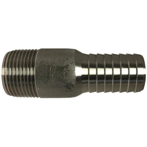 1/2 X 1/2 Insert x Male Iron Pipe 304 Stainless Steel Adapter Stainless ...